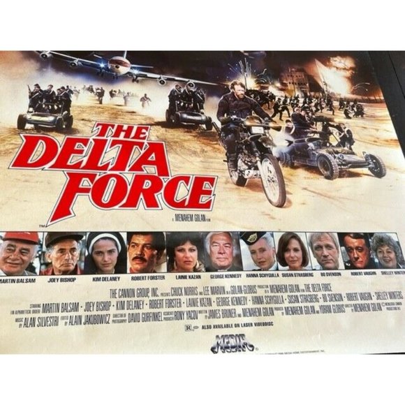 Fox | Art | Movie Theater Cinema Poster Lobby Card 986 Delta Force ...